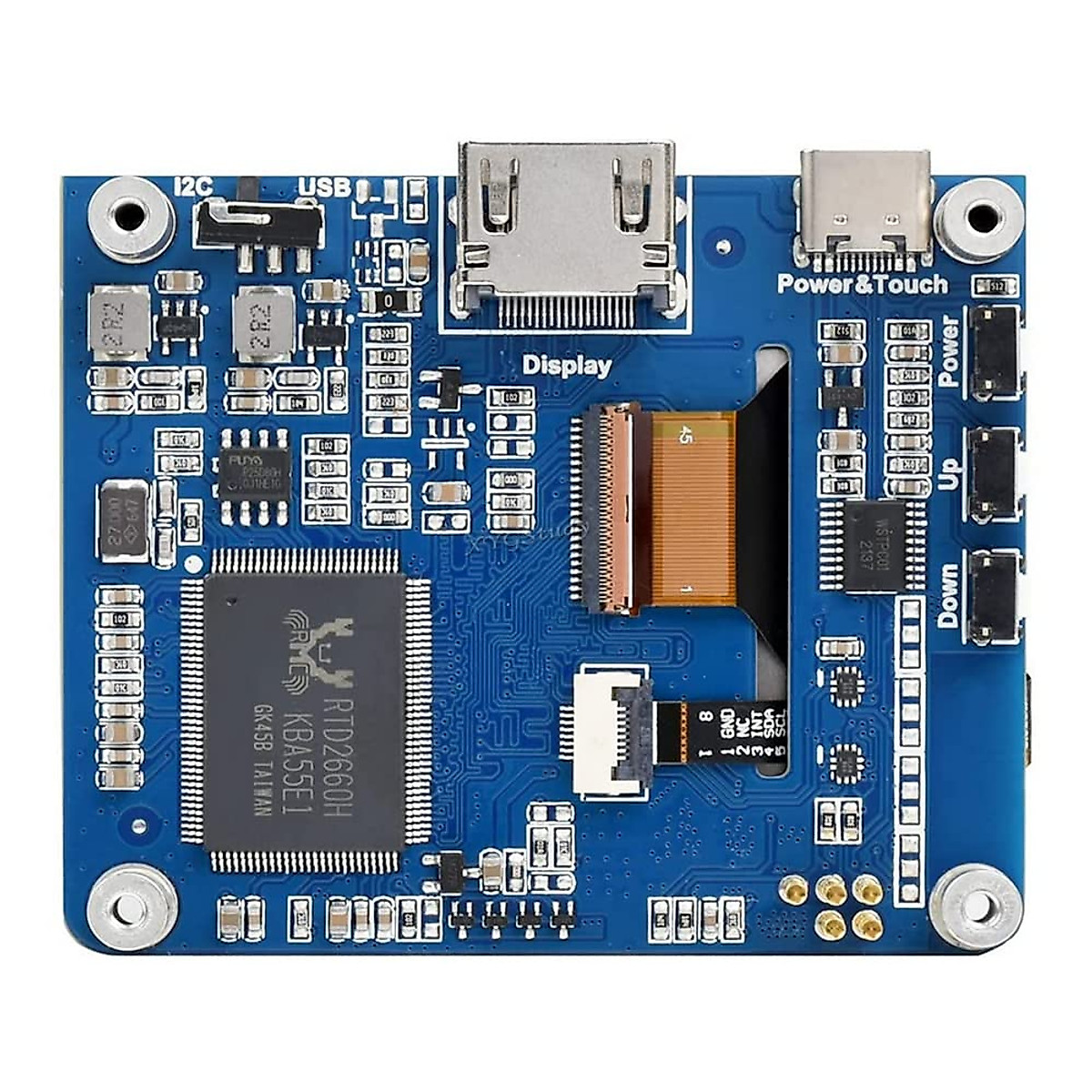 2.8inch HDMI IPS Capacitive LCD Display (H) Resolution 480×640 Adjustable Brightness Fully Laminated Screen Monitor Supports Raspberry Pi 5 4 3 B B+ and AI PC Windows 11/10 / 8.1/8 / 7 @XYGStudy