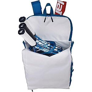 Babolat EVO 3 + 3 Tennis Backpack (White/Blue/Red)