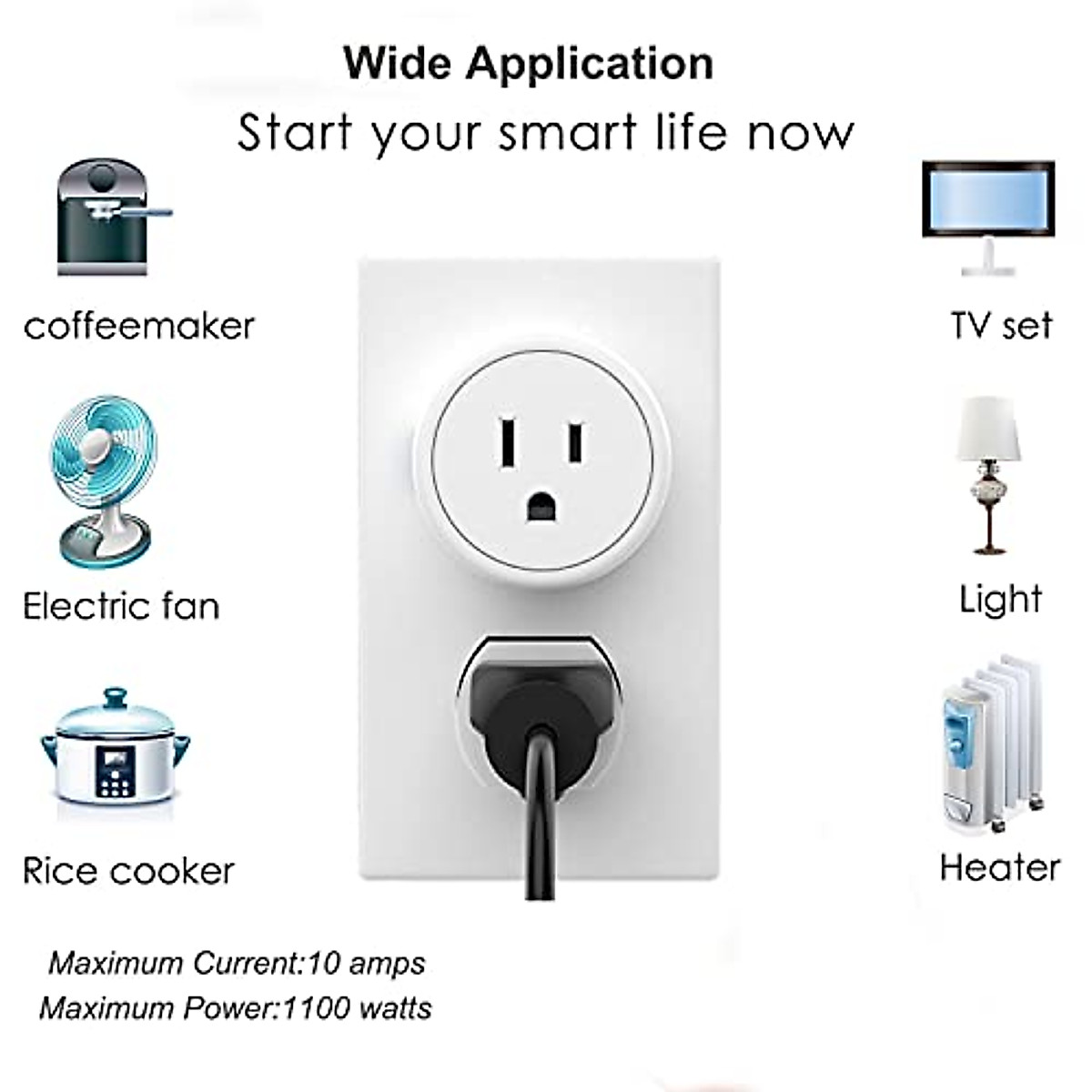 Sparkleiot Zigbee Smart Plug Outlet forPhilipsHue Mini Remote Voice Control with Alexa, Compatible with Google Home SmartThings Hub Required