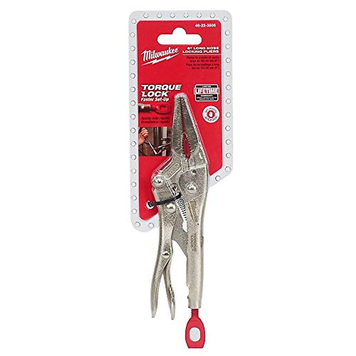Milwaukee 48-22-3506 6" Long Nose Locking Pliers
