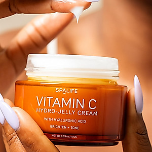 SpaLife Brighten + Depuff Vitamin C Hydro-Jelly Eye Cream With Green Tea