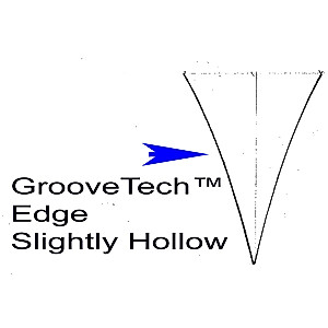 casaWare Groovetech 2-Piece Knife Set (6-Inch Chef and 8-Inch All Purpose Knife)