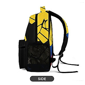 FunnyStar Colombia Flag Resist Laptop Backpack Cute Daypack for Camping Shopping Traveling
