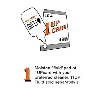 1UPcard Universal Game Cartridge Cleaner 3 Card Pack
