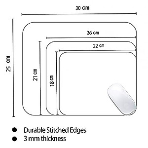 Wugao 2025 Calendar Mouse Pad,Buds Flowers Glitter Comfortable Mouse Mat for Gaming and Office