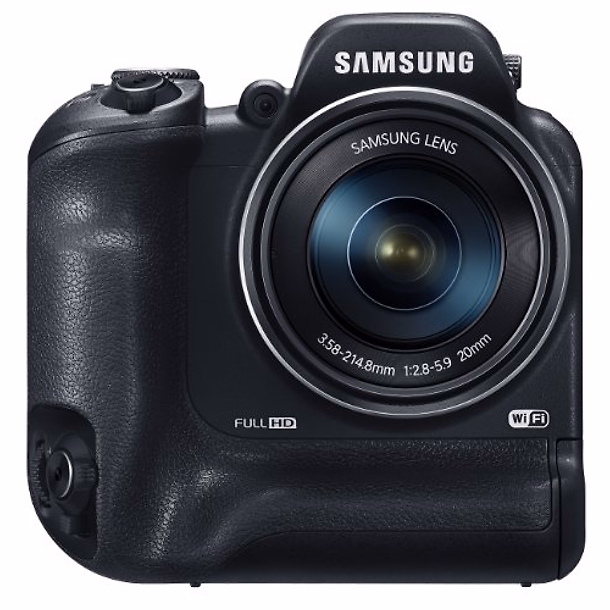 Samsung WB2200F 16.3MP CMOS Smart WiFi & NFC Digital Camera with 60x Optical Zoom, 3.0" LCD and 1080p HD Video (Black)