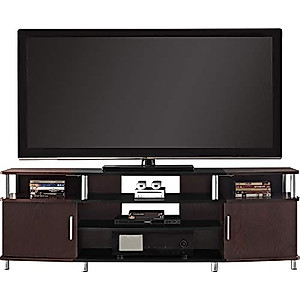 Ameriwood Home Carson TV Stand for TVs up to 70", Cherry