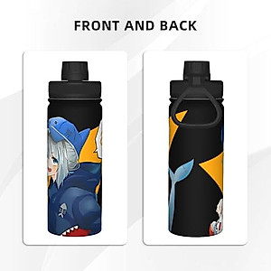 Gawr Music Gura Tumbler 18 oz Stainless Steel Sports Insulated Kettle Travel Drinking Cup Water Bottle with Lid