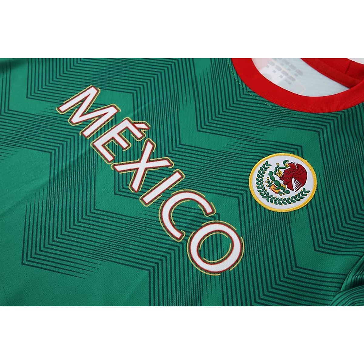 Mexico Green Futbol Sports Soccer Football Boys Kids Youth Jersey Shirt Kit Shorts Set (Size-26 (8-9 Years))