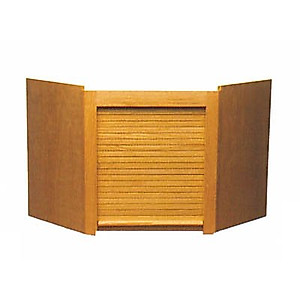 Omega National 17Wx18.5H Corner Appliance Garage Hickory