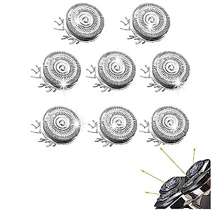 Shaver Replacement Blades,Electric Razor Replacement head for Skull Shaver Pitbull Gold PRO Shaver Replacement Blade 4 Head