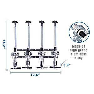 Liquor Bottle Dispenser, 4 Liquor Bottle Dispenser Wall Mount, Liquor Dispenser for Home Bar, Bottle Holder for Alcohol Wall Mount Dispenser
