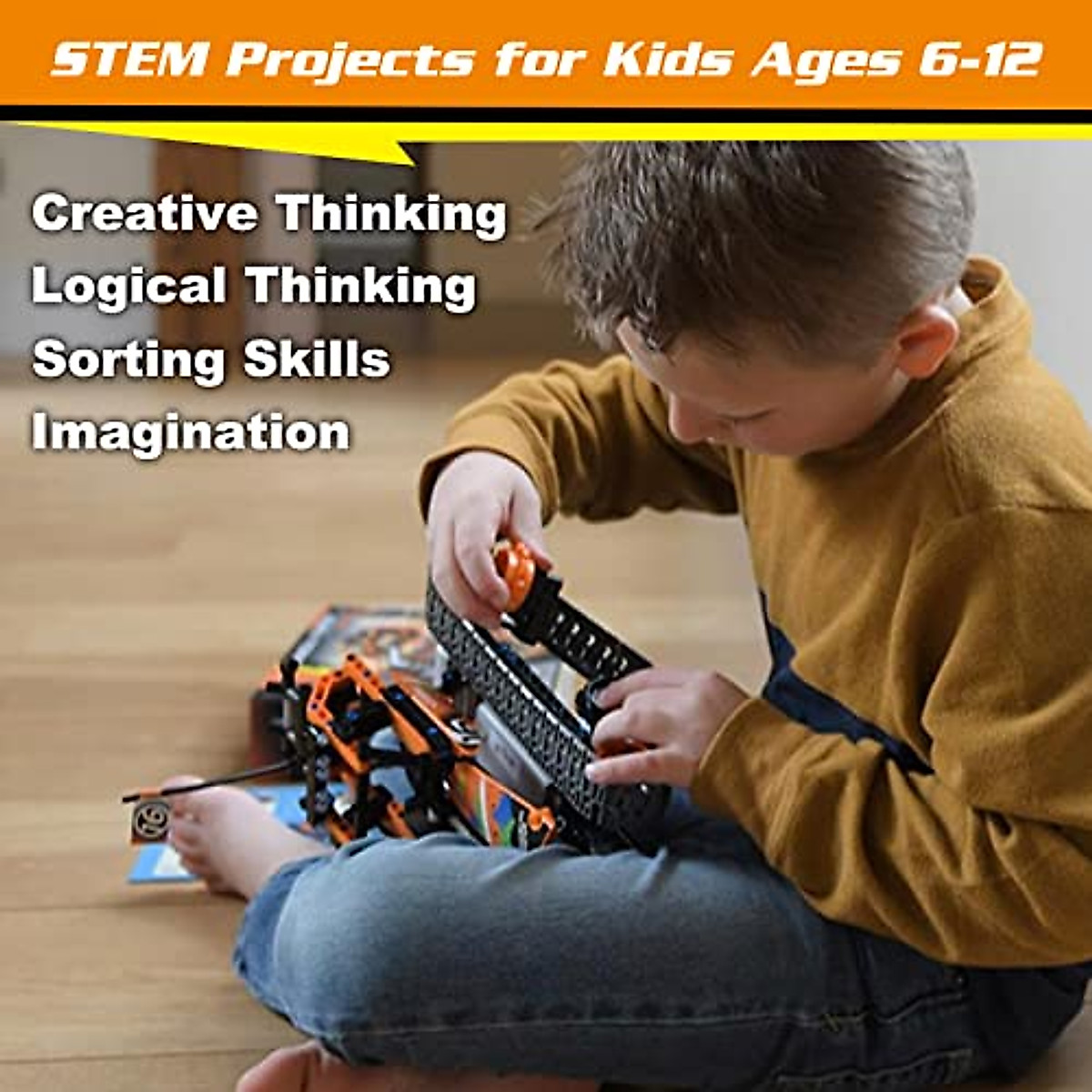 3IN1 Remote Controlled Car Kit, Stem Projects Toy Building Sets for Kids Ages 8-12, Building Toys for 8 9 10 11 12 13 Year Old Boys Girls, Gifts Ideas for 8 And Up Boy Girls - 392 Pcs