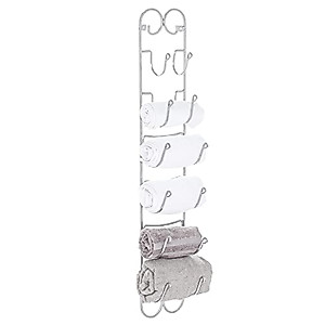 W Home Bathroom Kitchen Wall Mount Hanging Multi Purpose Wine Rack/Hand & Bath Towels