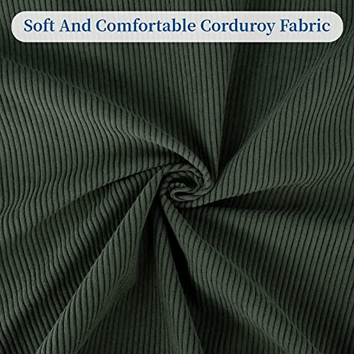 Iioscre Corduroy Tote Bag for Women,Tote Bag with Zipper,Large Capacity Casual Shoulder Handbags with Inner Pockets