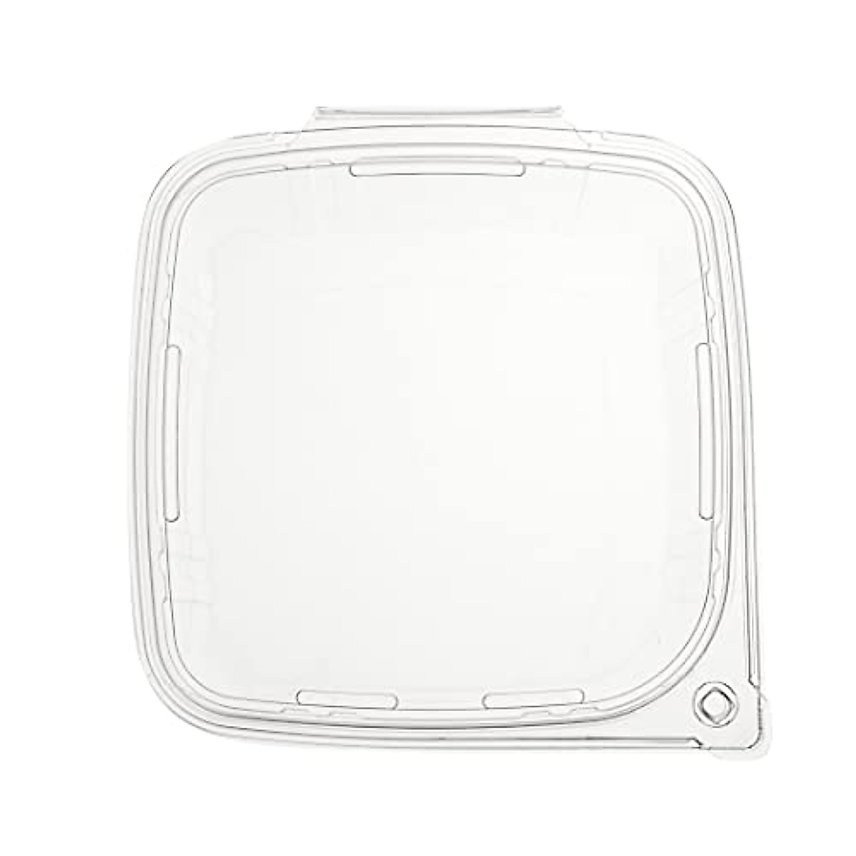 Restaurantware Tamper Tek 64 Ounce Take Out Containers 100 Tamper-Evident Deli Containers - Hinged Lid Freezable Clear Plastic Meal Prep Containers Disposable For Carry Out Or Lunches