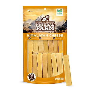 Natural Farm Himalayan Yak Cheese, Protein-Rich, Low-Allergen, Lactose-Free, Gluten-Free, 100% Natural - Large, Net Wt. 80 oz, 2268g