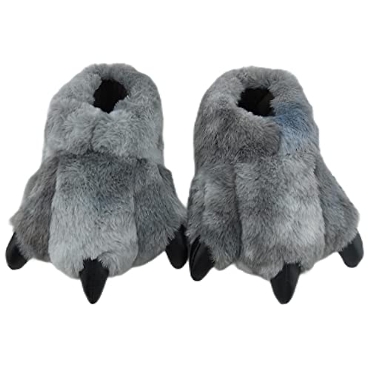 Young Fine Novelty 3D Warm Soft Claw Slipper for Kids(ZW41987-2/3) Grey