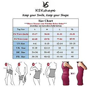 KSKshape Waist Trainer Shapewear For Weight loss Tummy Control Body Shaper Breathable Waist Cincher,Black,XL/XXL(Fits Waist 29-32inch)