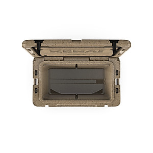 KENAI 45 Cooler | 45 qt Ice Chest Durable Rotomolded Insulated | Made in USA | Warranty for Life | for Beach Boat Camping Fishing Hunting | K45 | Sandstone