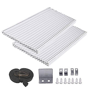 Window AC Insulation Panels - Windproof Air Conditioner Window Blocker, Energy Saving AC Side Panels | Energy Saving AC Side Draft Blockers, AC Insulation Panels for Preventing Heat Noise Sun Block