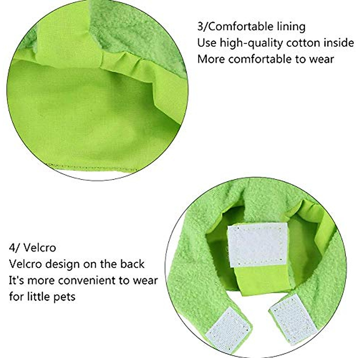 Bird Costume Bird Diaper Flight Suit Frog Shape Hoodie Bird Clothes Cosplay Photo Prop for Parrots African Greys Parakeet Cockatiel Sun Conure, Bird Hoodie Small Animals Apparel (M)