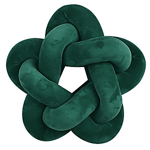 BHZ Decorative Throw Pillow Knot Pillow Christmas Star Shaped for Bedroom Soft Household Sofa Decor Pillow for House Decoration