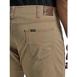 Lee Men's Big & Tall Extreme Motion Straight Taper Jean Cougar 52W x 30L