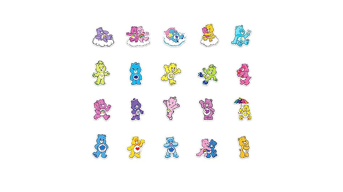 50 Pcs Cute Bear Stickers for Kids & Adults