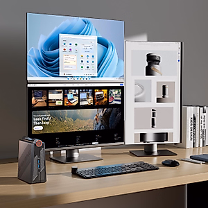 ACEMAGICIAN [Mini Gaming PC] Mini Computers Ryzen 9 6900HX[up to 4.9Ghz], 32GB DDR5 512GB NVMe SSD Mini PC with AMD Radeon 680M, RGB Lights/WiFi6/BT5.2/Dual Channel/3 Modes Mini Desktop