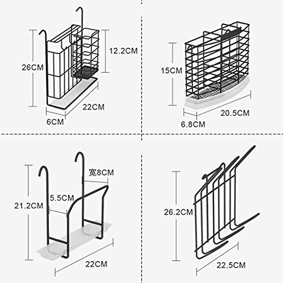 SDGH Dish Rack - Tier Dish Drying Rack Stainless Steel Counter Dish Drainer Rack with Drainboard