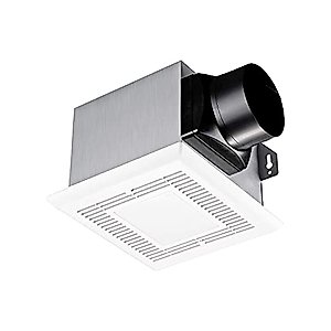 Tech Drive Bathroom fan with light 80 CFM, 2.0Sone No Attic access Needed Installation,Very Quiet Ventilation and Exhaust Fan With LED light 4000K 600LM