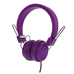 Mikikit Headset Wired Music Headset Boys Headphones for Over Ear Headphones Wired Headphones for Noise canceling 3. 5mm Earphone Noise Wired Earphones Earmuff Headphones Plastic