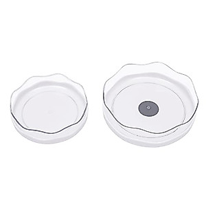 2Pack Lazy Organizer(9In+11In), Lazy Rotating Makeup Organizer, Cosmetic Display Cases, Perfume Organizer, Lazy Turntable for Cabinet, Spice Rack, Bathroom Organizer, Desk Organizers-Milky White