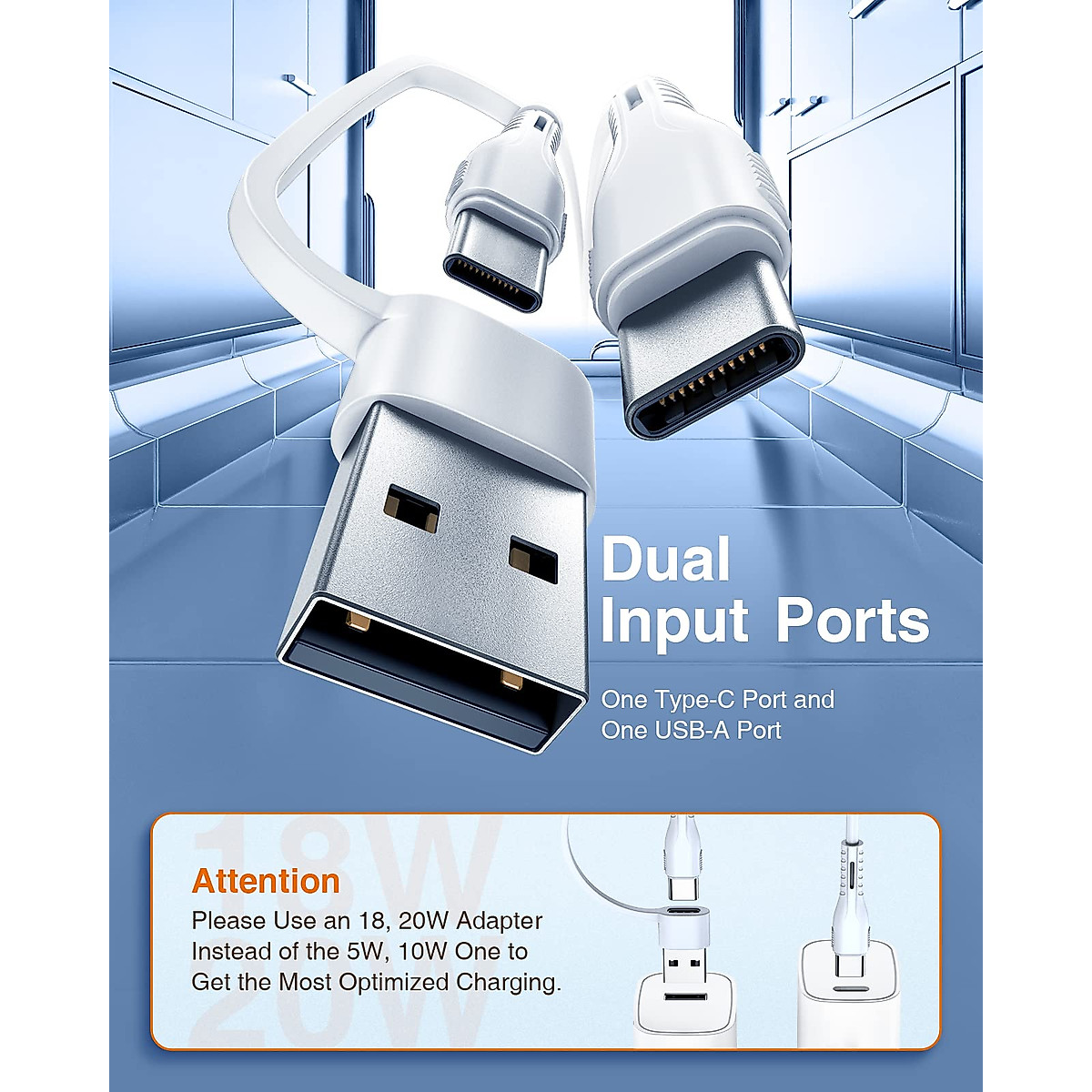 LK Magnetic Wireless Charger Compatible for MagSafe Charger for iPhone 15 Pro/15/14 Pro Max/14 Pro/14 Plus/13/13 Pro/13 Pro Max/iPhone 12 Pro/12 Pro Max, 3.3 ft Cable(No Adapter), White