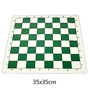 Lightweight Pu Chessboard Folding Travel Chess Board Roll Up Chess Board Flat International Chess Board