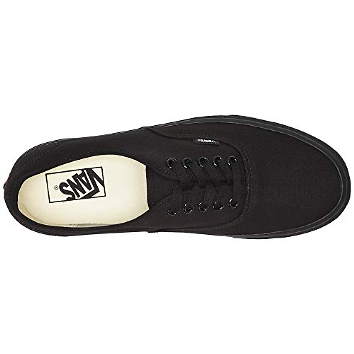 Vans Authentic, Black Black, Size 9.5 Men/ 11 Woman