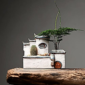 YARNOW Flowerpot Ceramic Pots Planters for Indoor Plants Plant Pot Planter Cute Flower Pots Ceramic House Planter Pots for Indoor Plants Bonsai Succulent Pot Ceramics Household