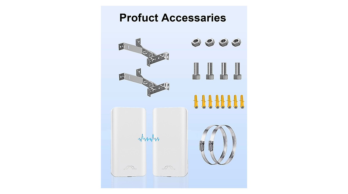 5.8GHz Outdoor Wireless Bridge for Long-Range Starlink Extension
