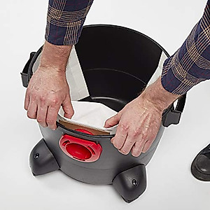 CRAFTSMAN CMXZVBE38767 General Purpose Wet/Dry Vac Dust Collection Bags for 5 to 8 Gallon Shop Vacuums, 3-Pack