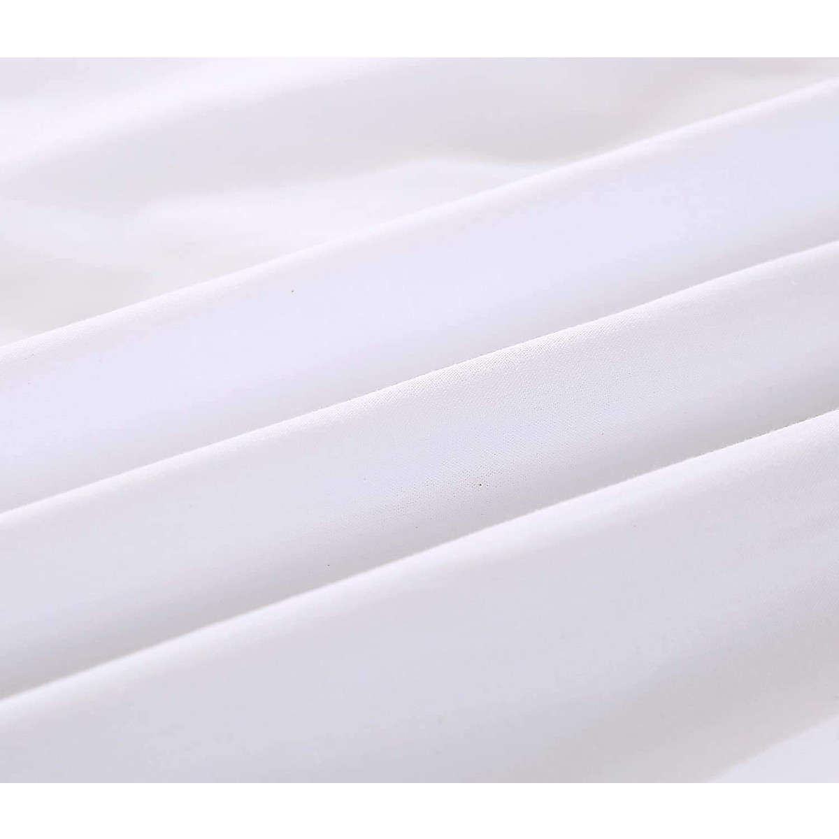 BSC Collection Duvet Cover 3 Piece Set - Luxurious 100% Long Staple Cotton 800 Thread Count Sateen Weave - 1 Comforter Cover with Zipper Closure and 2 Pillowcases, Full/Queen, Black - Duvet Set