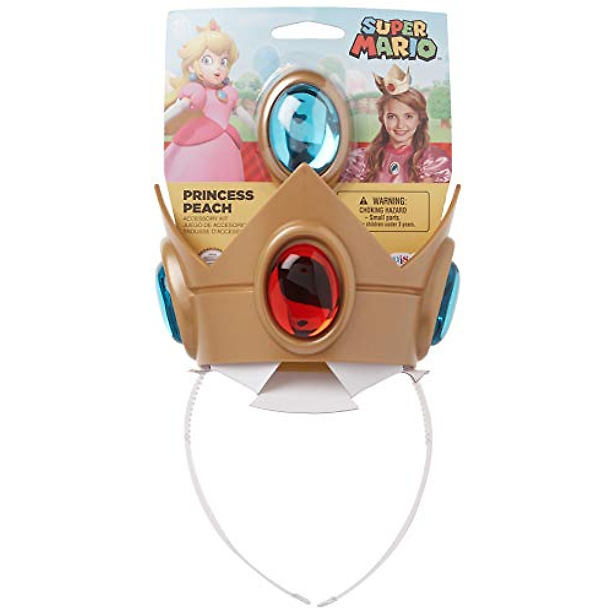 Nintendo Super Mario Brothers Princess Peach Crown and Amulet