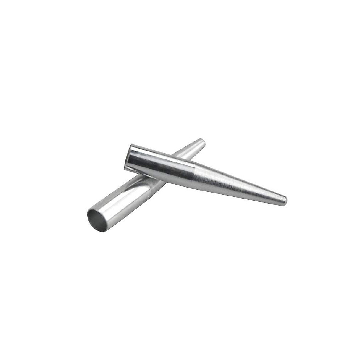 AMEYXGS 12pcs Archery Arrowheads Stainless Steel Arrow Points Shooting Target Practice Arrow Tips Use for Paste Outside The Arrow Shafts (OD: 9 mm, ID: 8 mm)