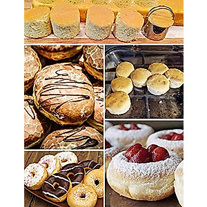 HULISEN Stainless Steel Pastry Scraper, Dough Blender & Biscuit Cutter Set (3 Pieces/ Set), Heavy Duty & Durable with Ergonomic Rubber Grip, Professional Baking Dough Tools, Gift Package