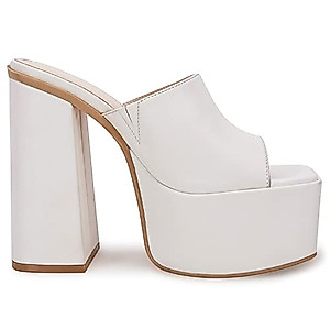 VETASTE Women's Platform Chunky Block Heels Sexy Open Toe High Heel Sandals