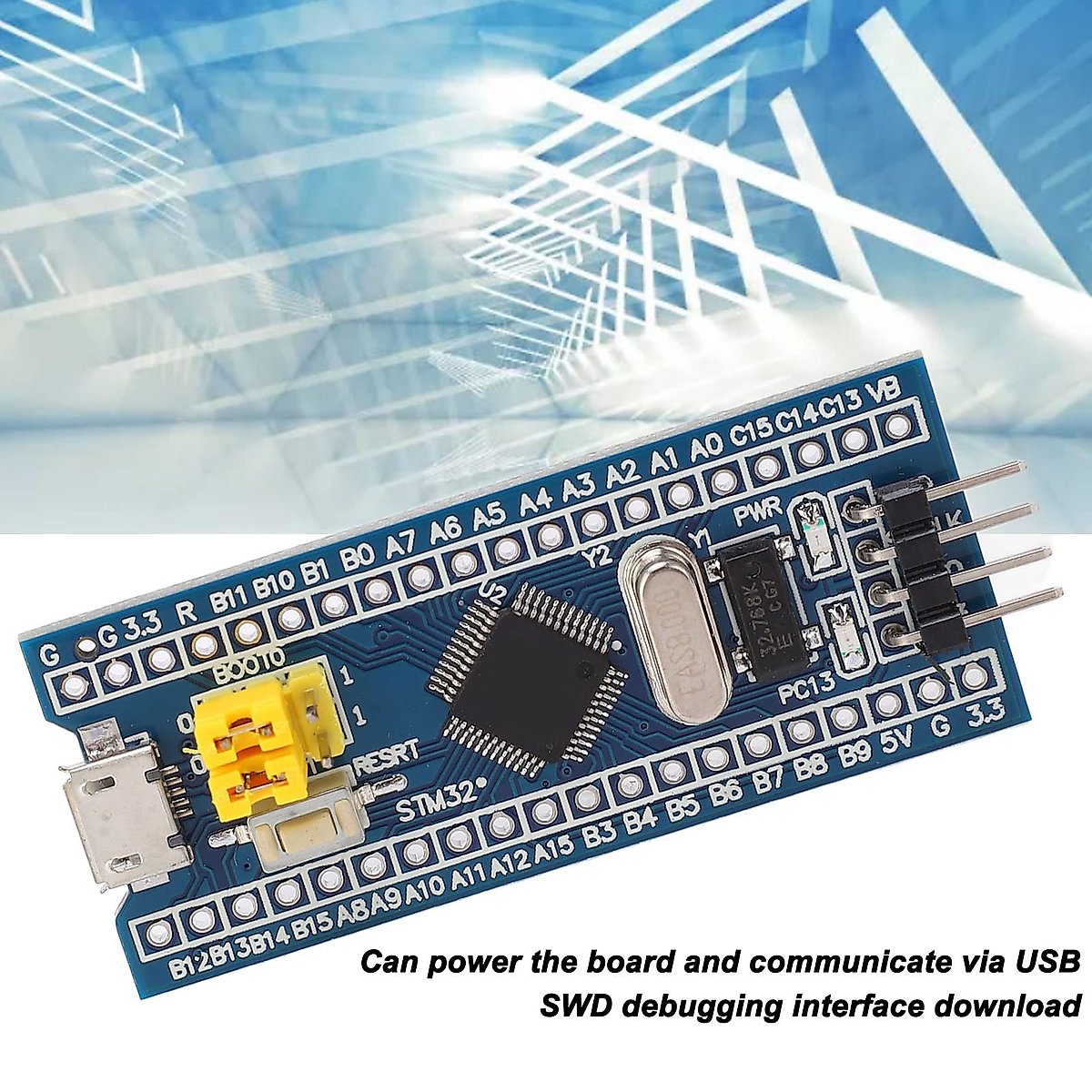 Core Board Module, 5PCS STM32F103C8T6 STM32 Minimum System Board Module 40 Pin Core Learning Module for, Single Board Computers