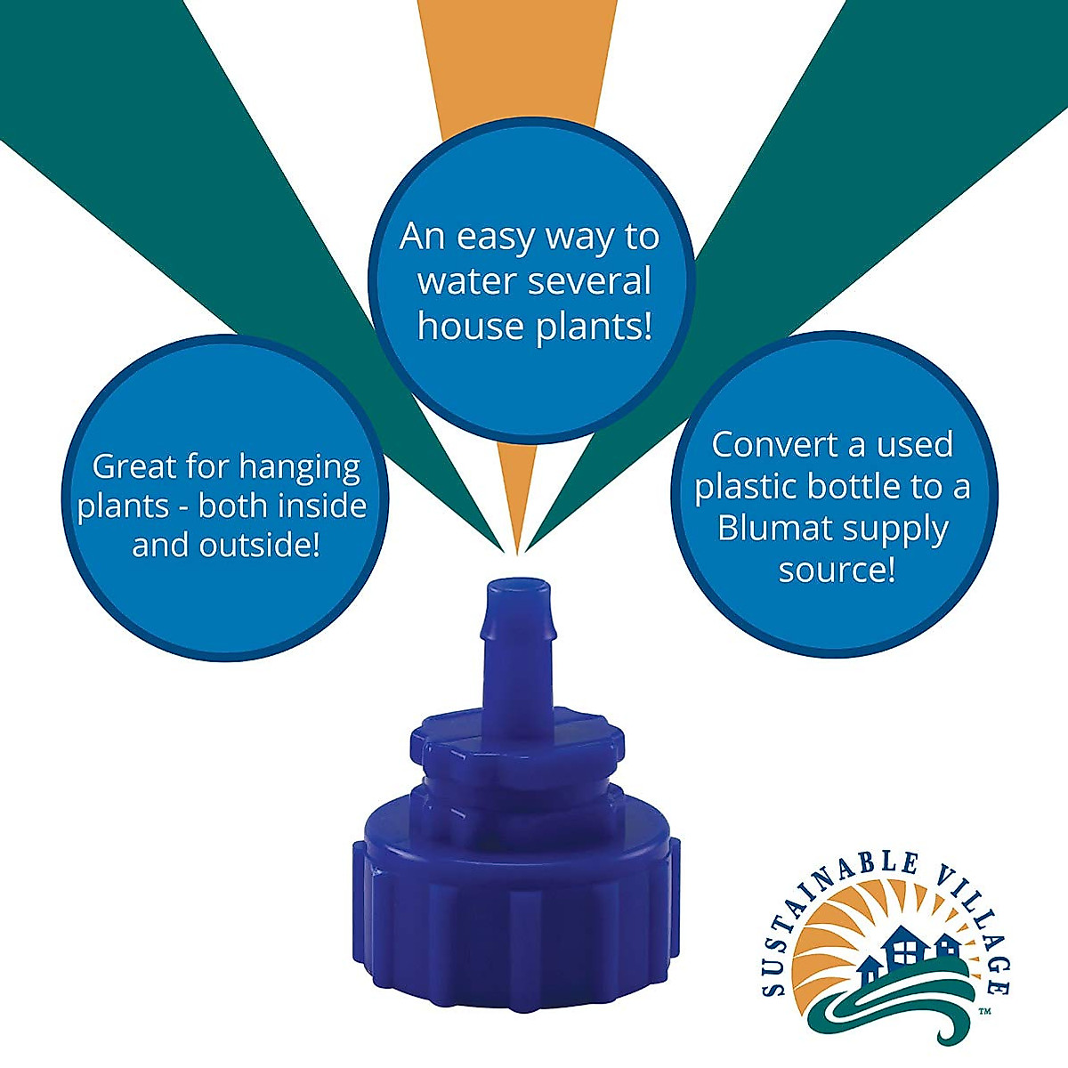 Blumat Bottle Cap Adapter - 3 Pack