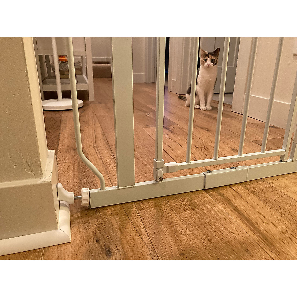 Baby Gate Guru M8 (8mm) Quarter Round Spindle Rod Adapter 2 Pack for Pressure Mounted Baby and Pet Safety Gates (8mm, White)