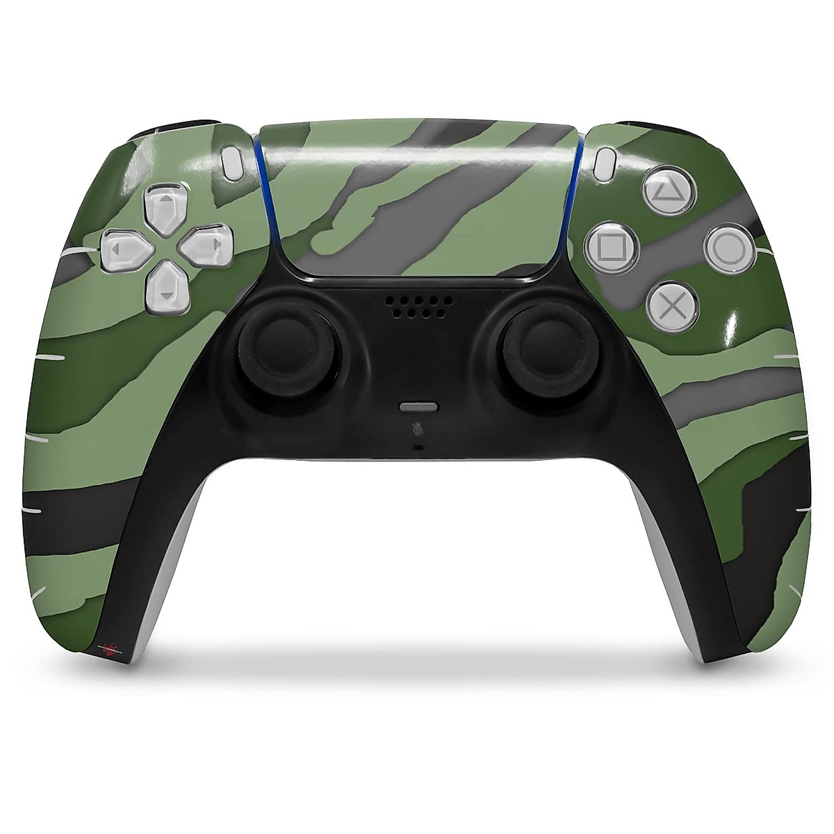 WraptorSkinz Skin Wrap compatible with Sony PS5 DualSense Controller Camouflage Green (CONTROLLER NOT INCLUDED)