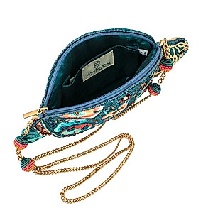 Mary Frances Island Turtle Crossbody Clutch